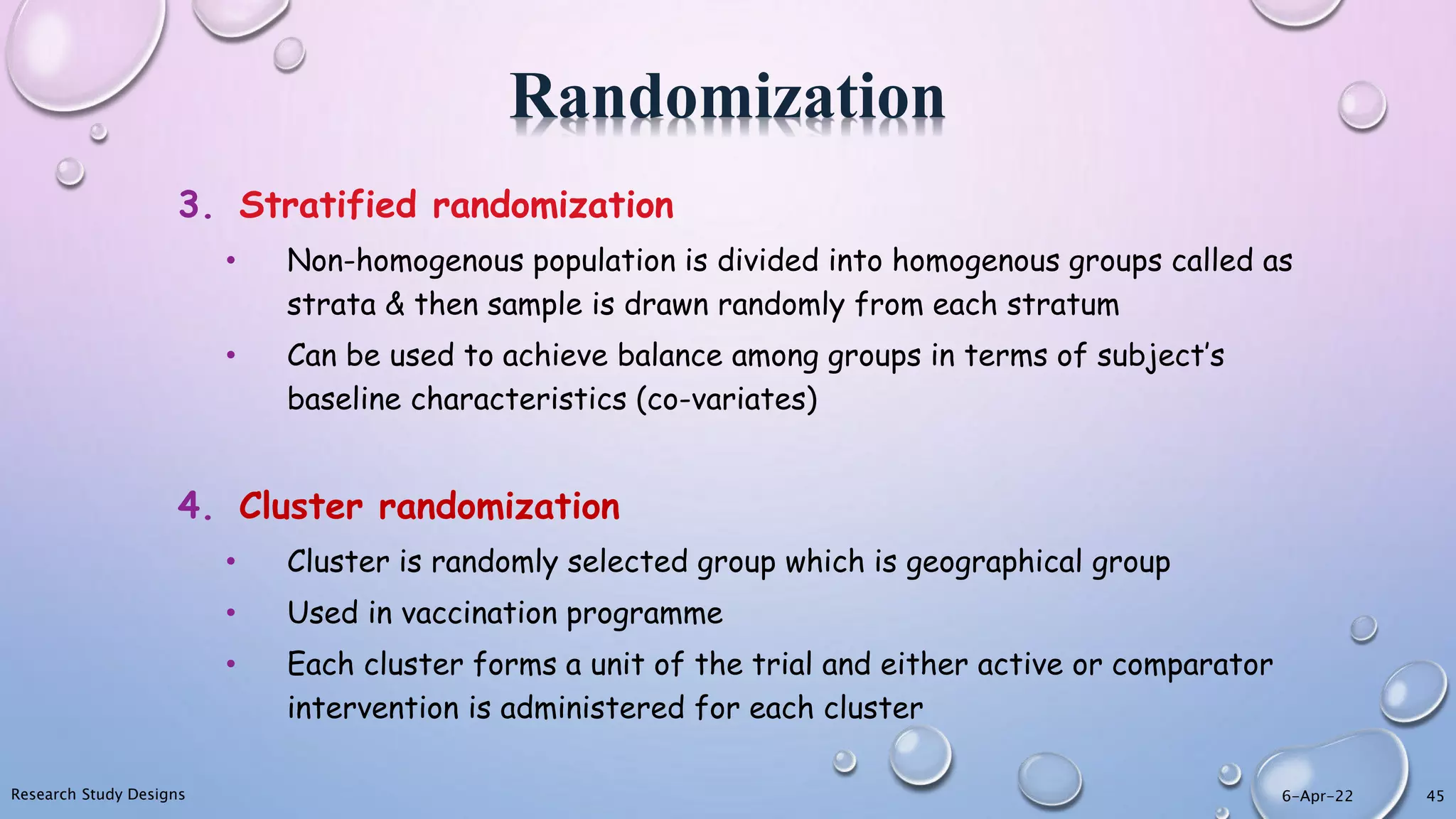 Research study designs1 | PPTX