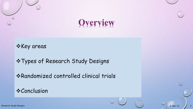 Research study designs1 | PPT