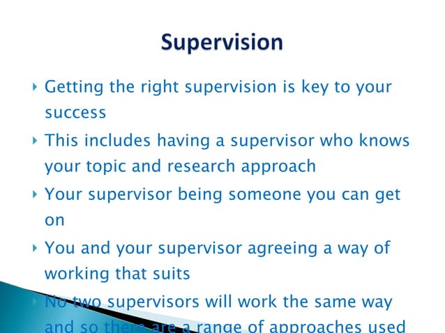 Research supervision by Pam Parkerarker | PPT | Education