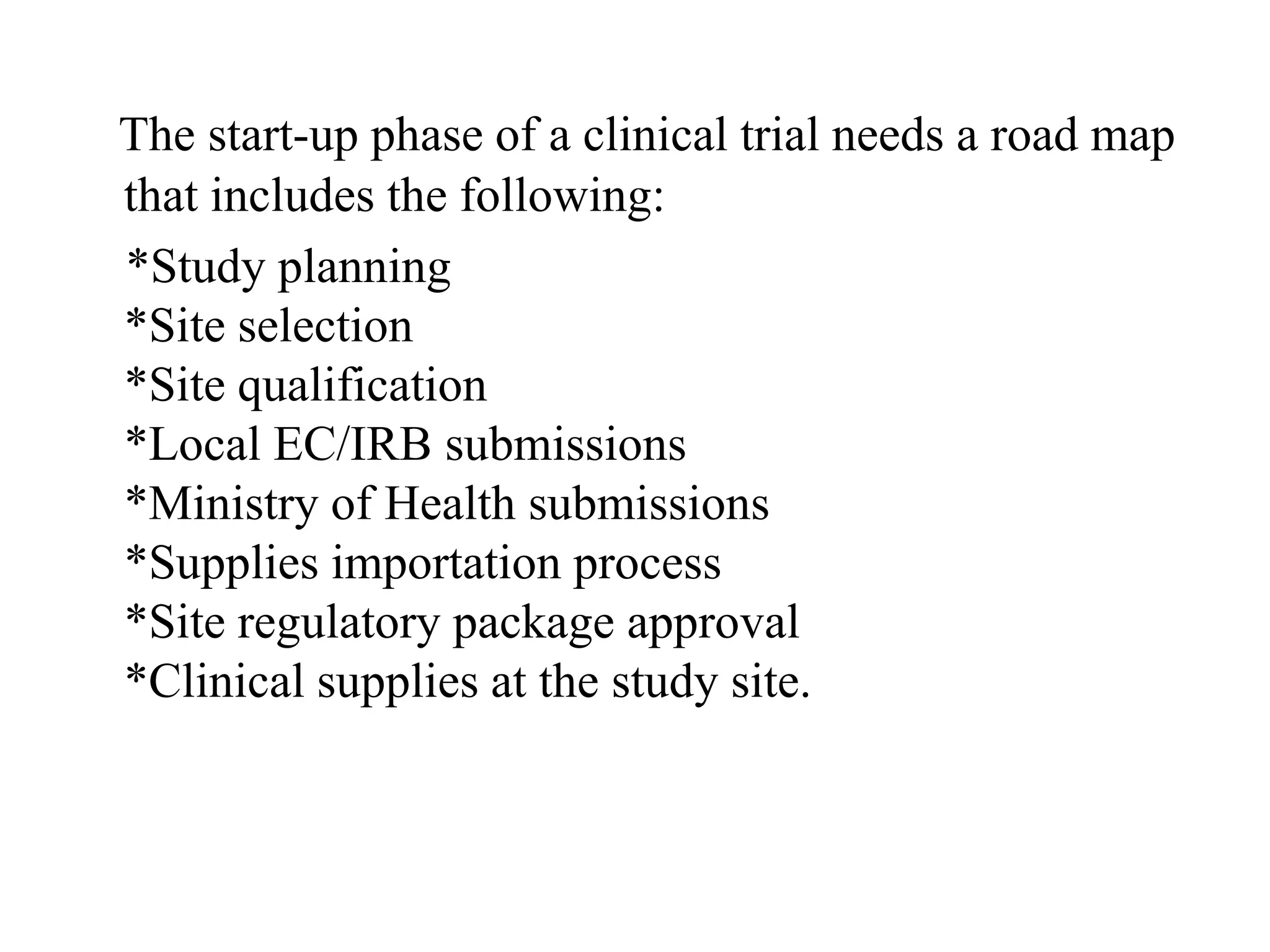 Research support including planning and excution of clinical trails | PPTX