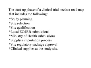 Research support including planning and excution of clinical trails | PPTX