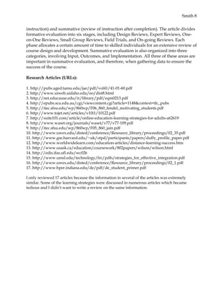 ED ET 755 - Research Synthesis | DOCX | College Planning | College ...