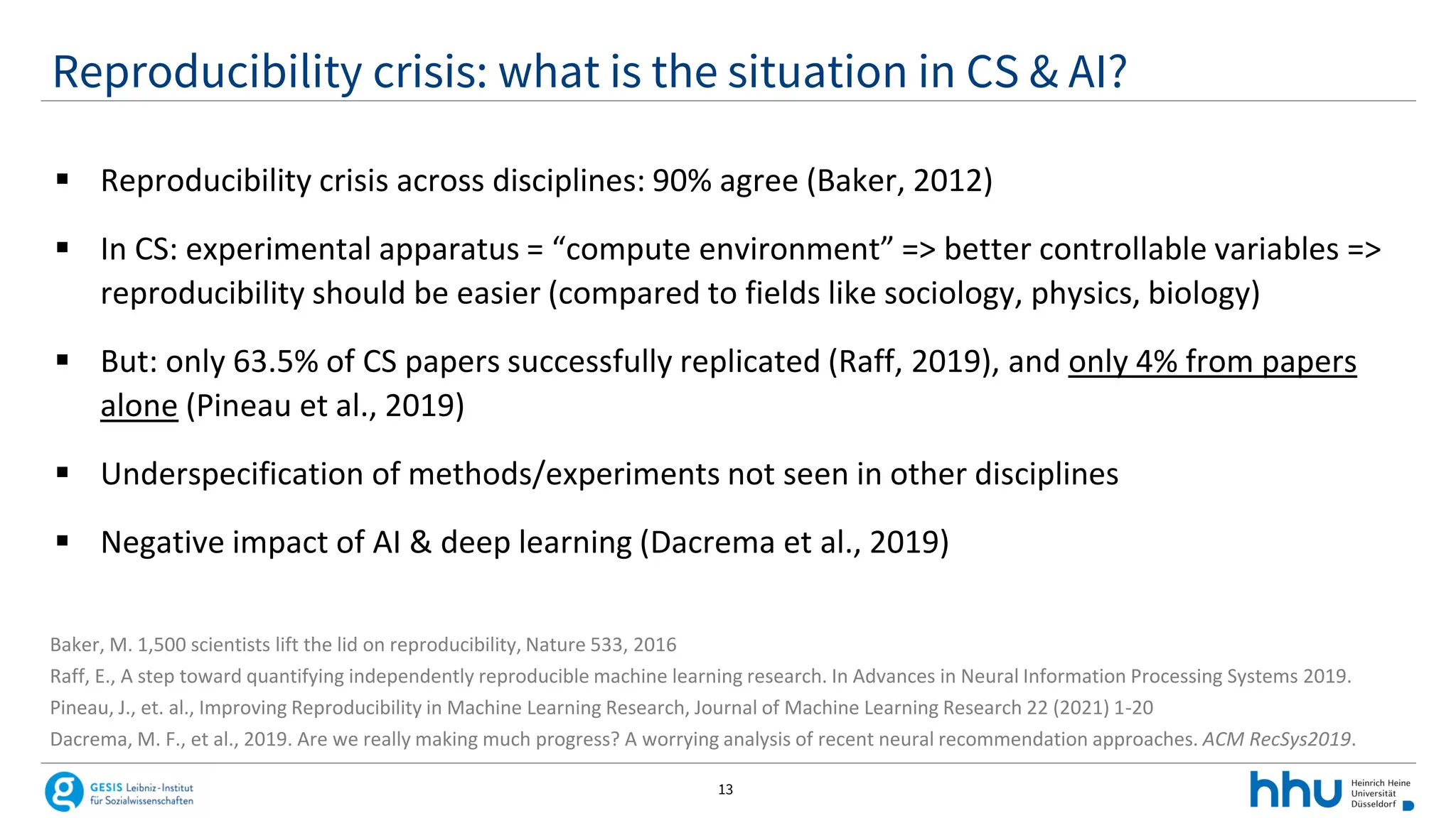 On the impact of AI on social science data quality and reproducibility | PDF