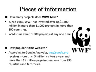 Research task WWF | PPT