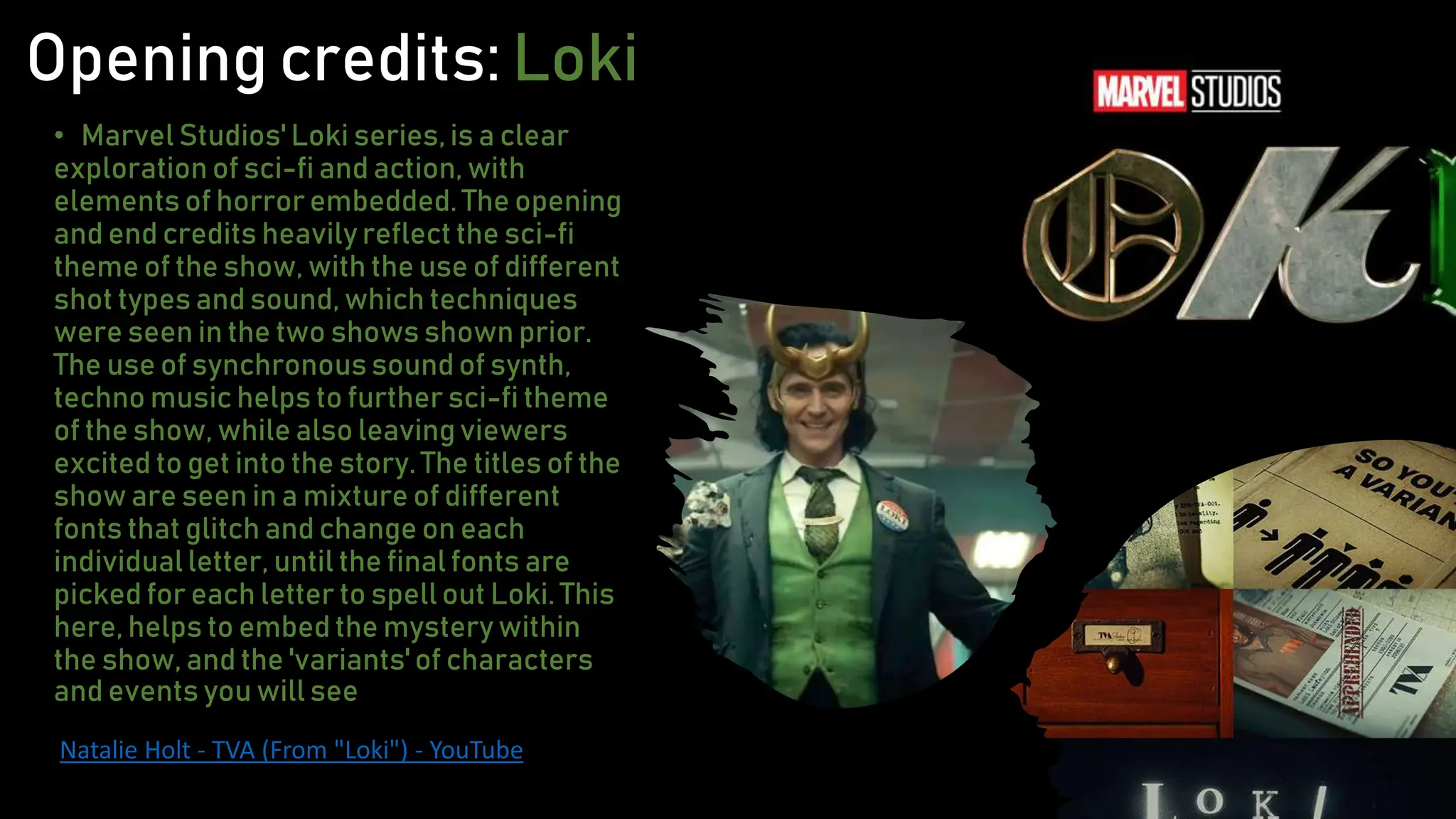 Conventions of a Sci-Fi/Horror series analysis. | PPTX