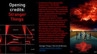 Conventions of a Sci-Fi/Horror series analysis. | PPTX