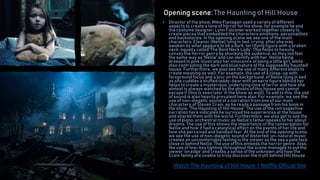 Conventions of a Sci-Fi/Horror series analysis. | PPTX