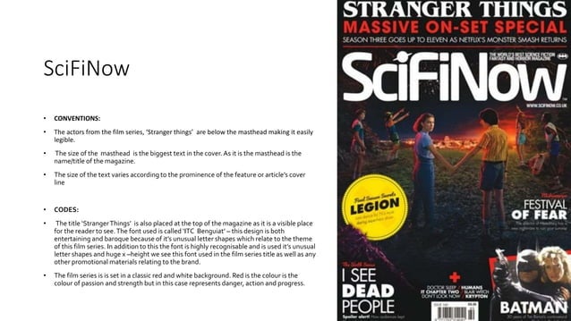 Generic Codes and Conventions of Magazines | PPT