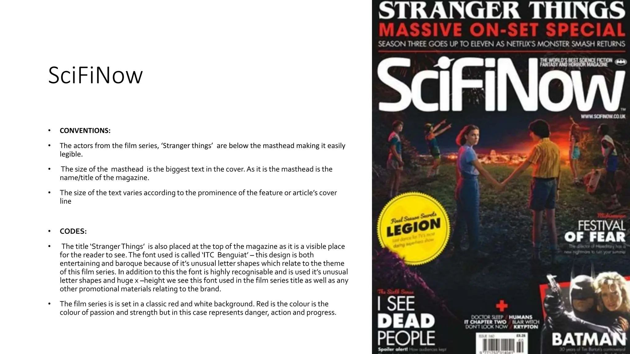 Generic codes and conventions of a magazine | PPT