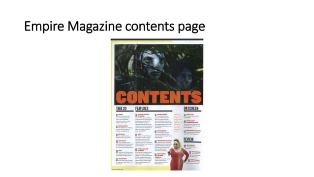 Graphic Elements of Film Magazines | PPTX