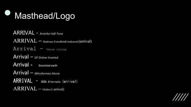 Research Task 6 - Different Types of Font Types | PPT