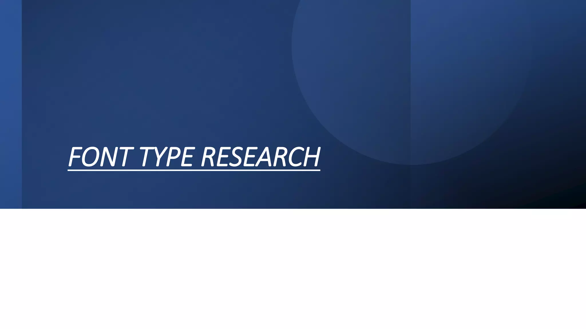 Research Task Six Font Types Research.pptx | Web Design and HTML | Internet