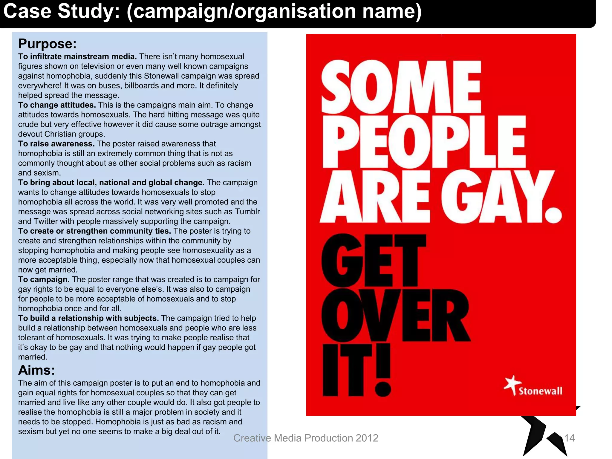 Task 1 Charity Campaign Poster Analysis | PPTX | Lung and Respiratory ...