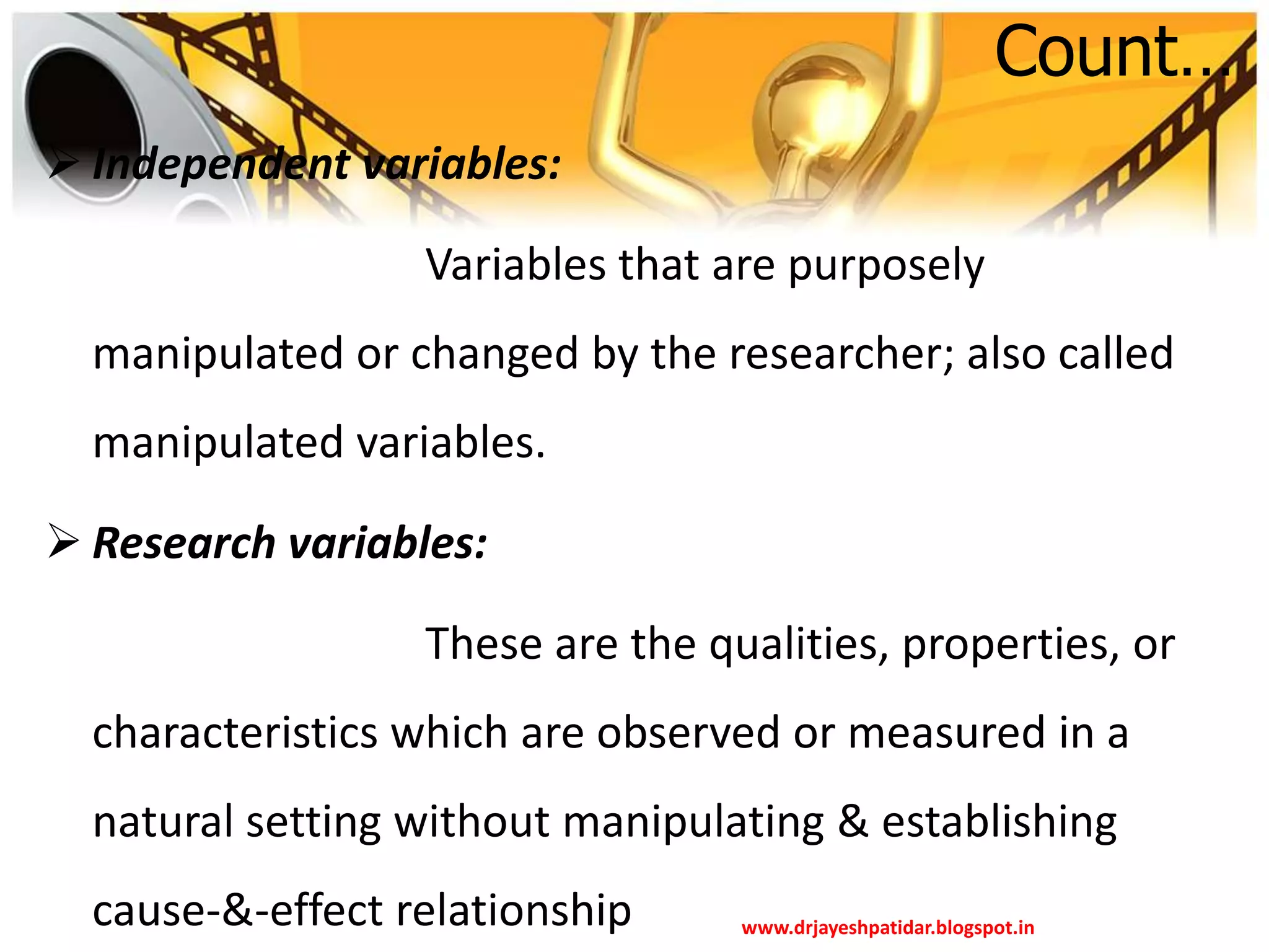 Research terminology | PPSX