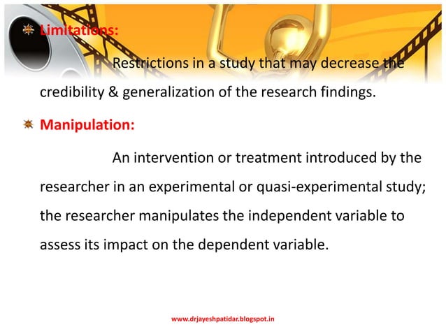Research terminology | PPSX