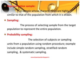 Research terminology | PPSX