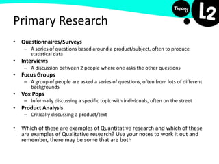 Research theory lecture | PPT
