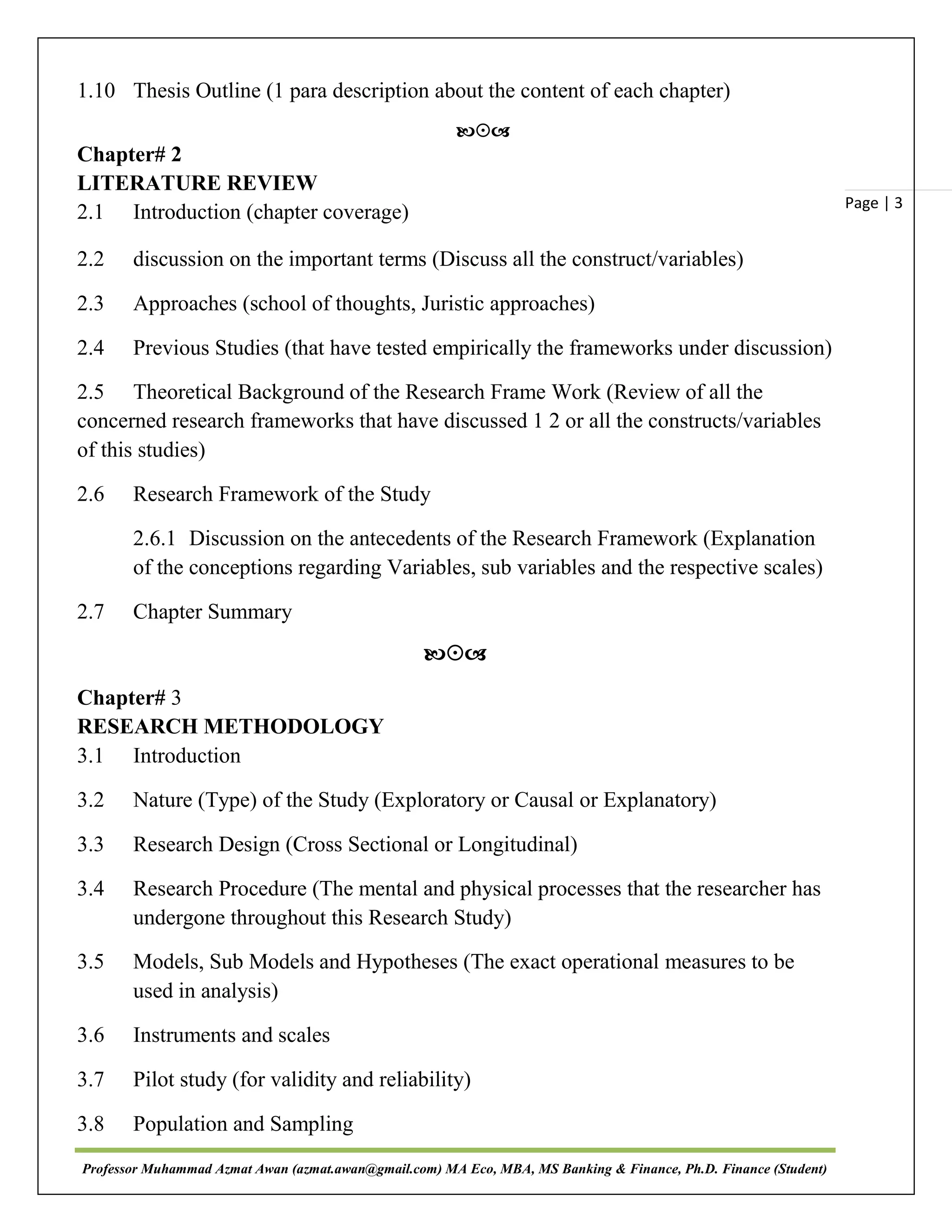 Research Thesis Format | PDF