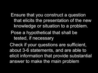 Research title & knowing the problem | PPT