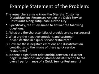 Research title & knowing the problem | PPT