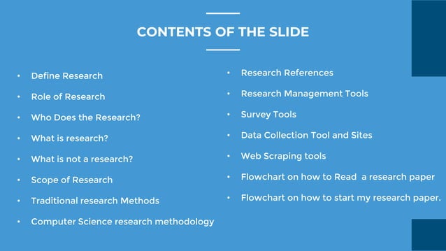 Research tools and techniques | PPTX