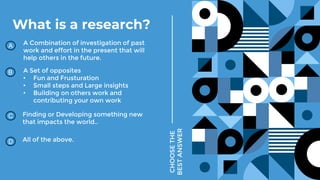 Research tools and techniques | PPTX