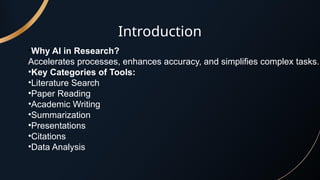 Proven AI Research Tools and Techniques .ppt