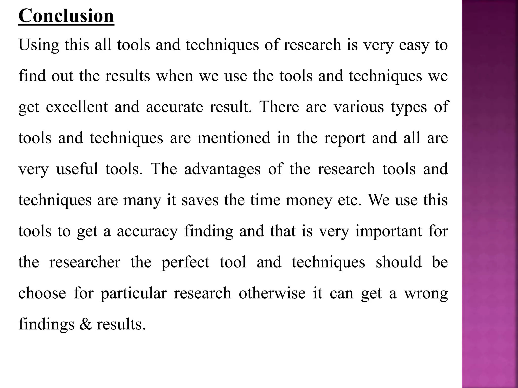 Research Tools and Techniques | PPTX