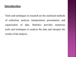 Research Tools and Techniques | PPTX