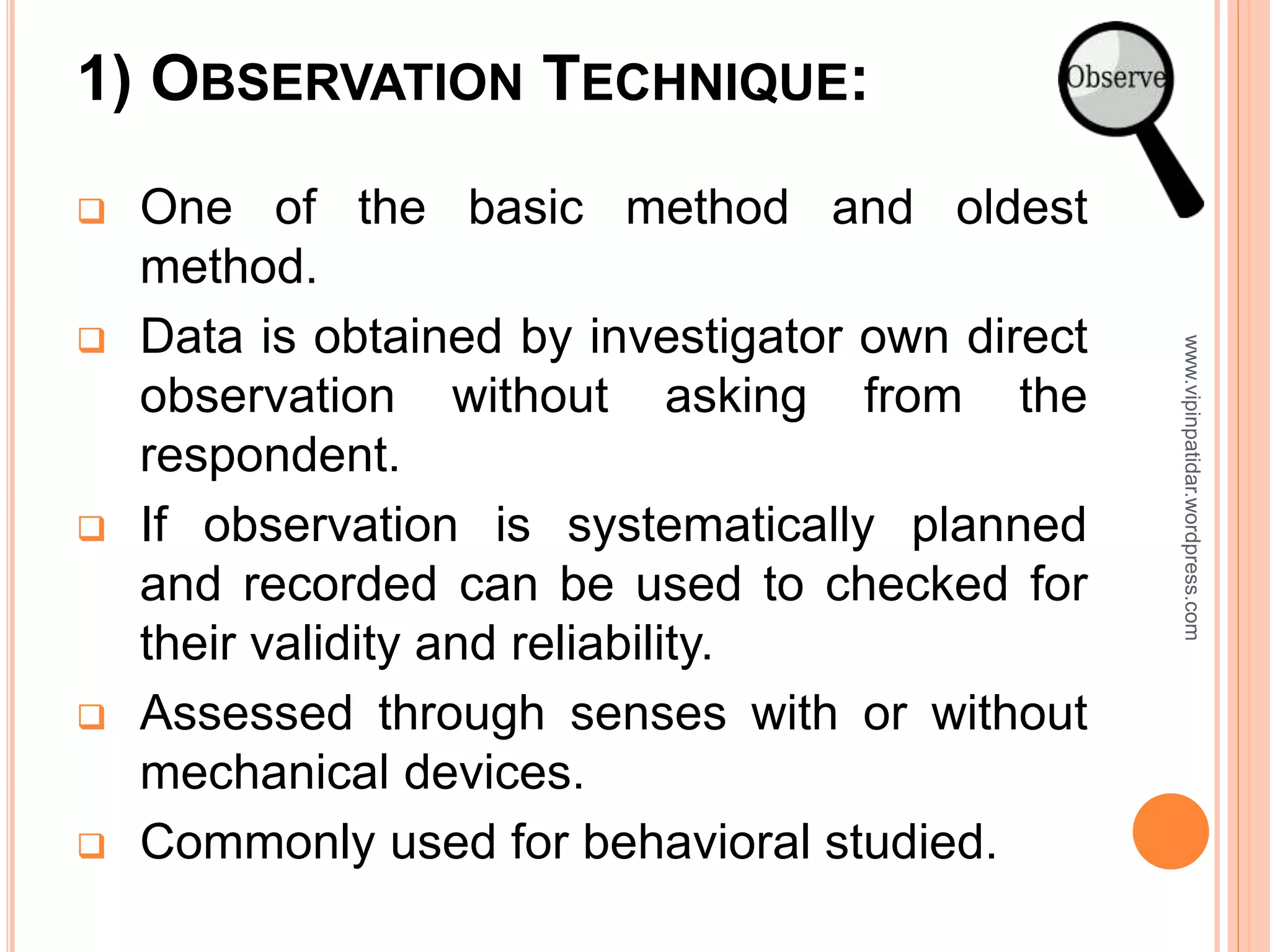 Research tools & data collection method_vipin | PPSX