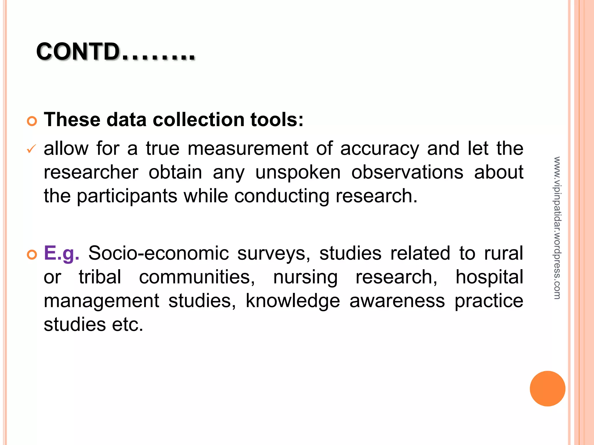 Research tools & data collection method_vipin | PPSX