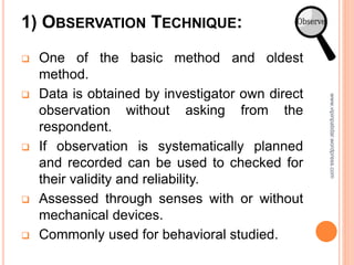 Research tools & data collection method_vipin | PPSX