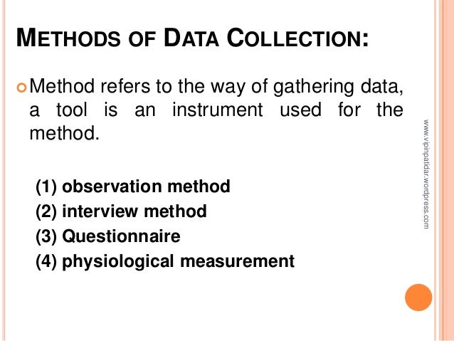 Research tools & data collection method_vipin