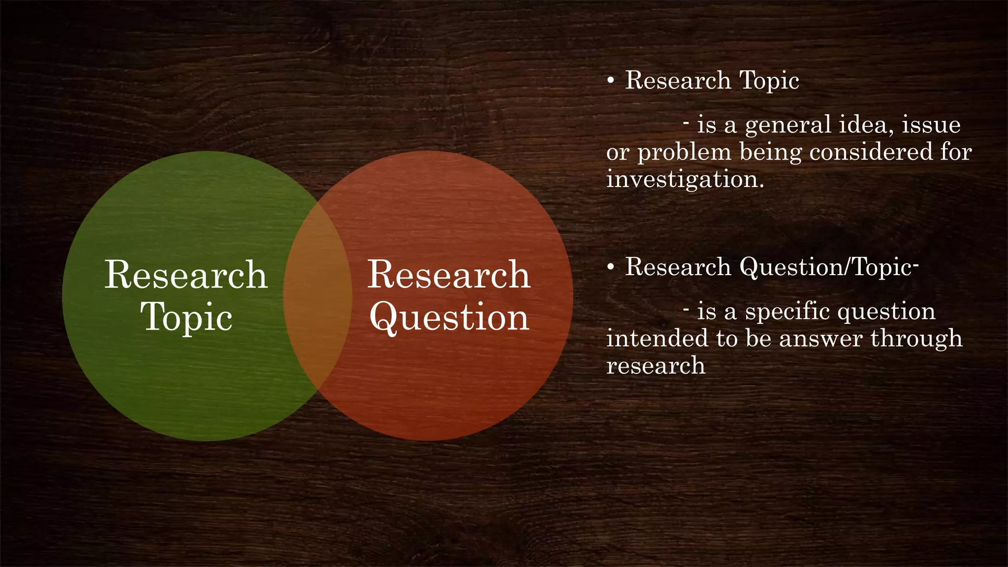 Research topic | PPT