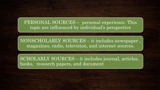 Research topic | PPT