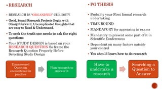 How to Select a Research Topic for PG thesis | PPTX