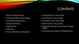 Research topics in Shalyatantra | PDF