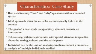Research traditions in qualitative methods class session 4 | PPTX