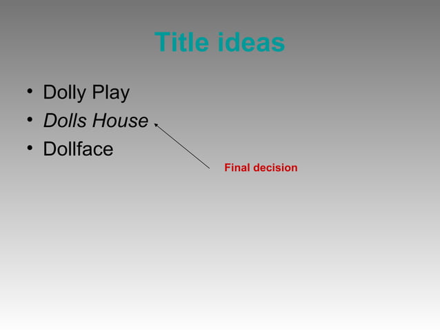 Research trailer | PPT