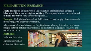 TYPES OF RESEARCH | PPTX