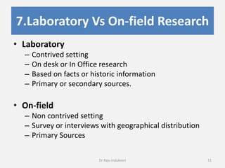 Research types | PPTX