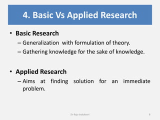 Research types | PPTX