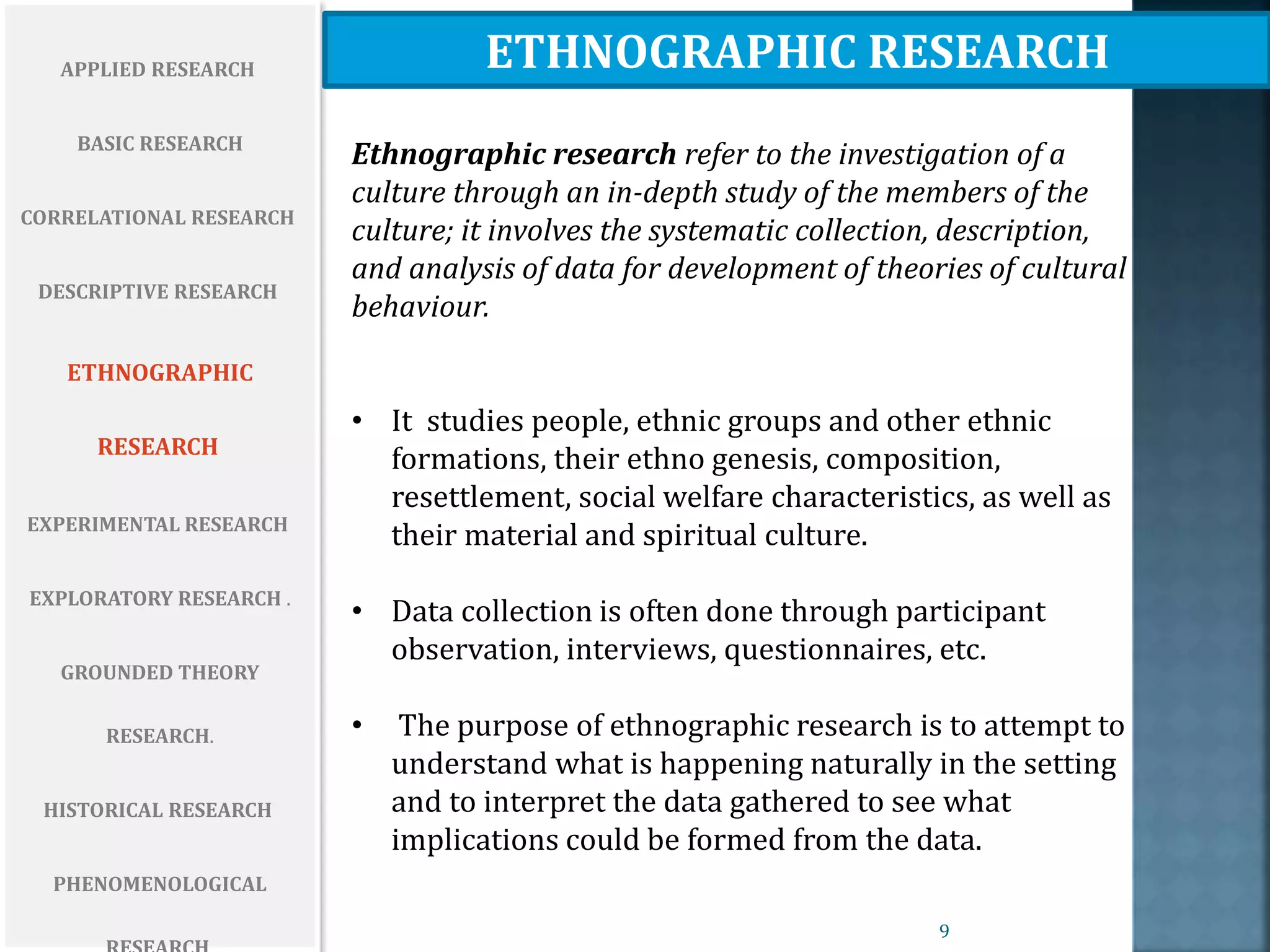 TYPES OF RESEARCHES AND ITS IMPORTANCE IN PHYSIOTHERAPY | PPTX