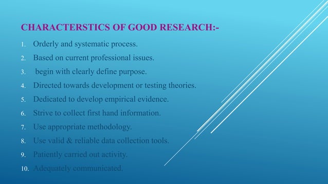 Research introduction ppt | PPT