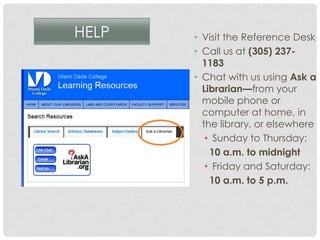 Research using databases | PPTX