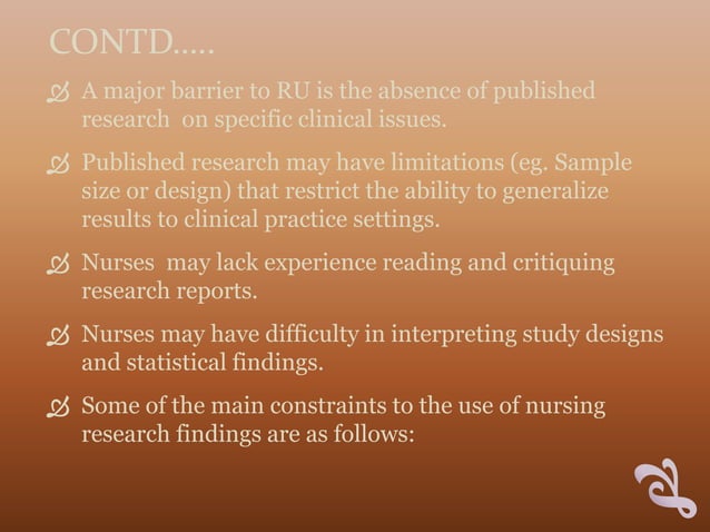 Research utilization | PPT