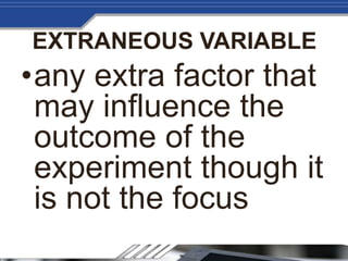 RESEARCH VARIABLES AND THEIR USES.ppt