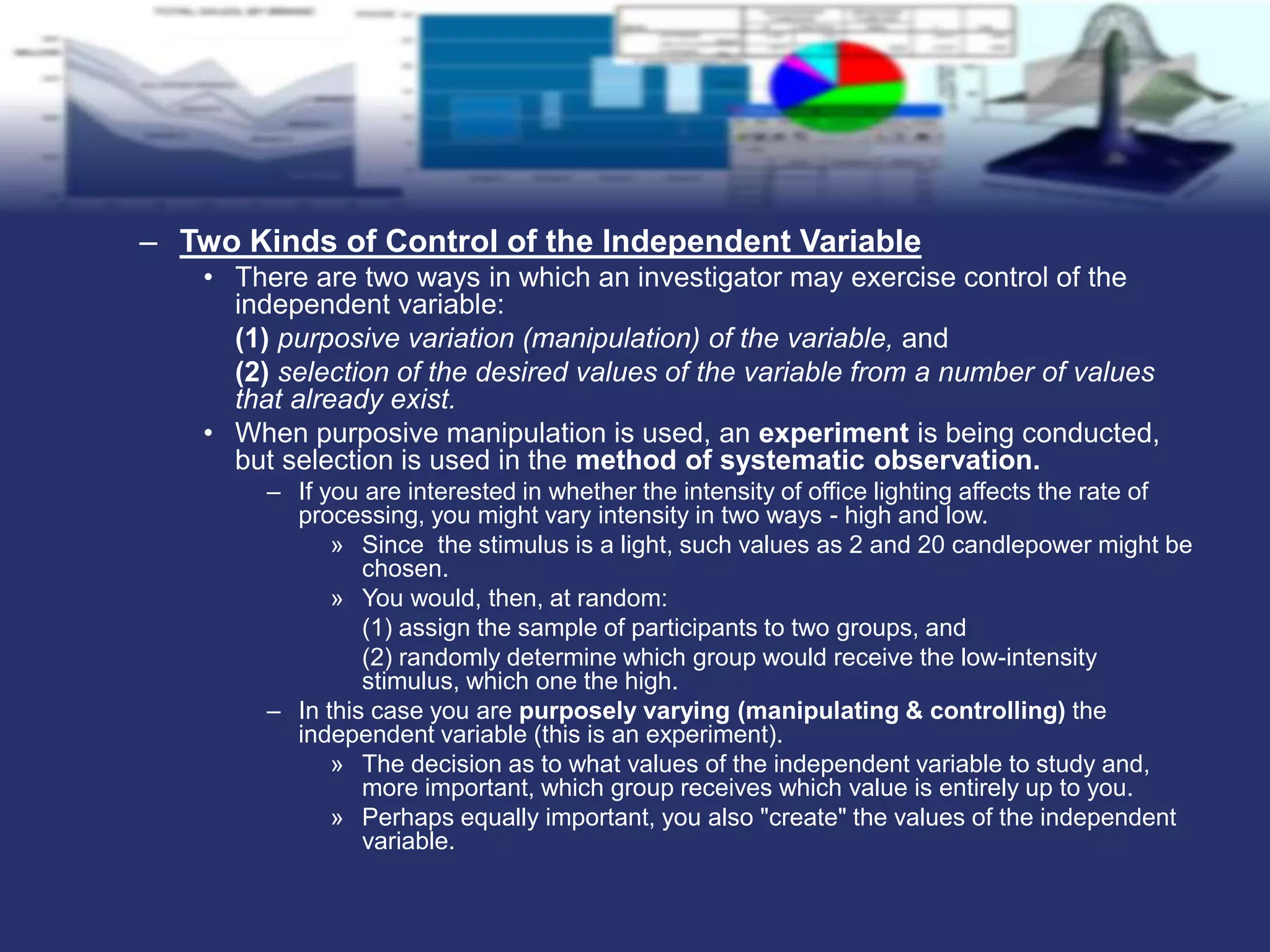Research Variables & How To Control Them - Research Methods (Psychology ...