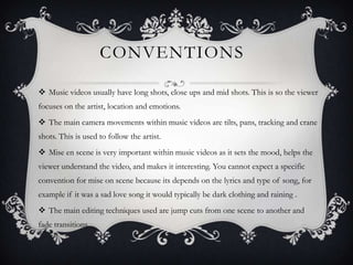 Research what is a music video | PPT