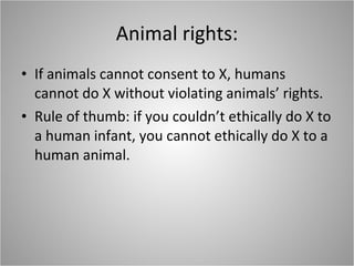 "Research with Animals" lecture | PPT